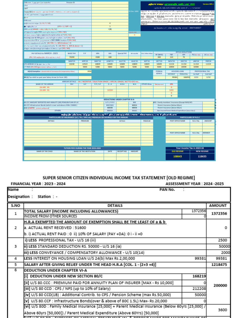 Arivu IT Calc 2024 AR++ Update | PDF