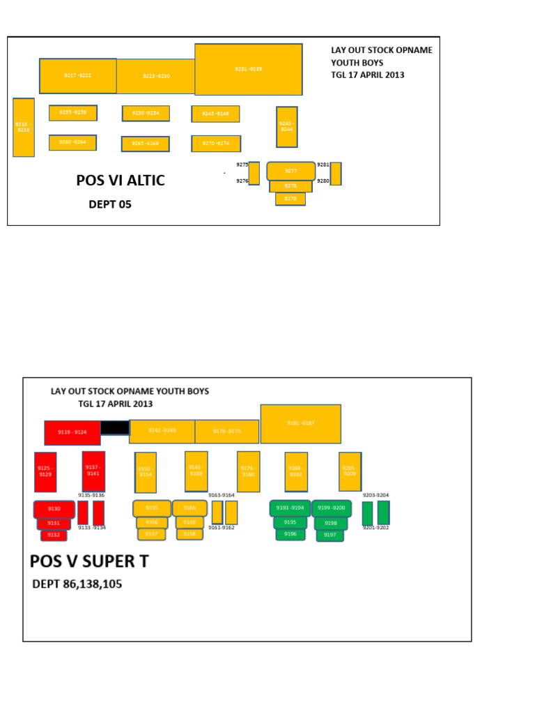 Youth Boys Stock Layout April 2013 | PDF