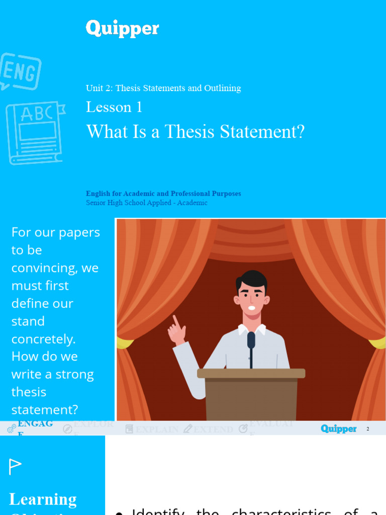Crafting Effective Thesis Statements | PDF | Thesis | Question