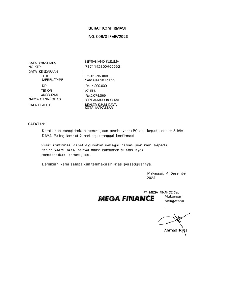 Septian Andi Kusuma Sjam Daya | PDF