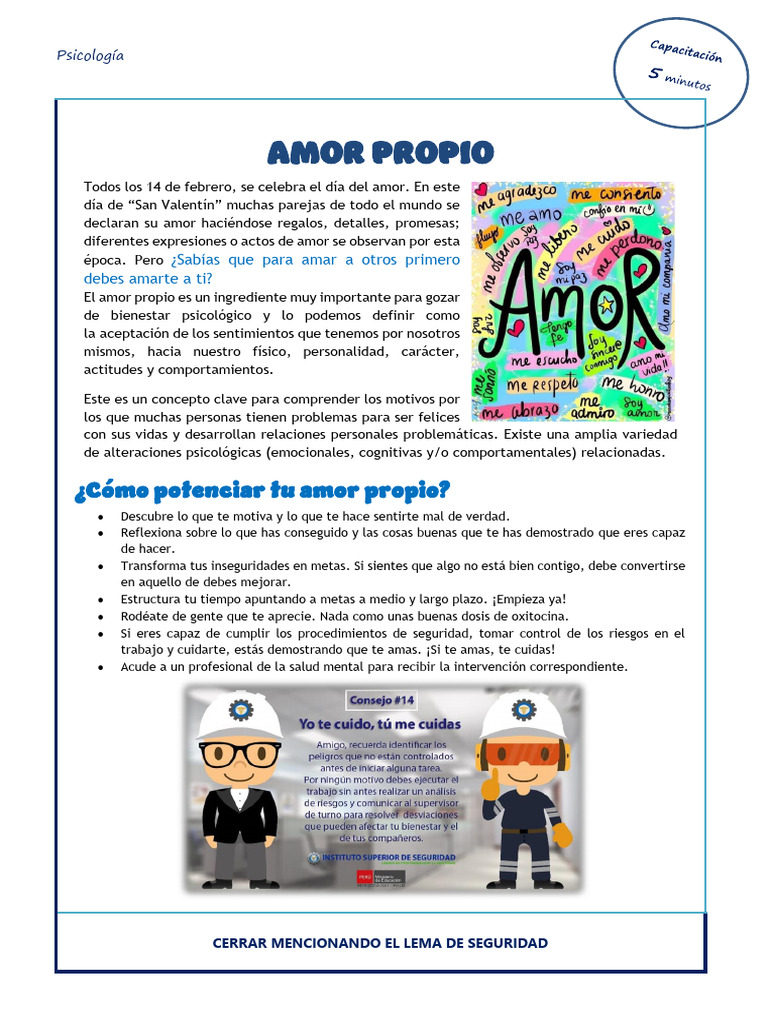 Amor Propio | PDF