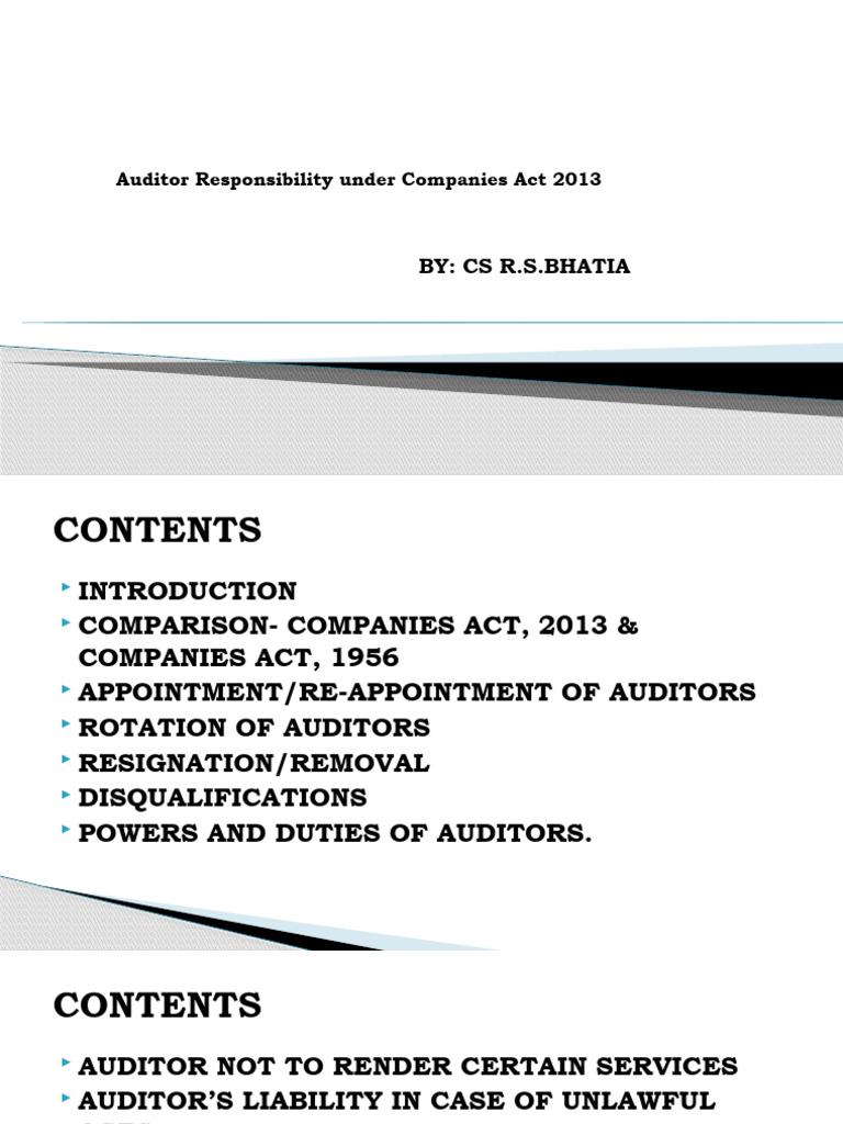 Auditors PPT Final | PDF | Audit | Financial Audit