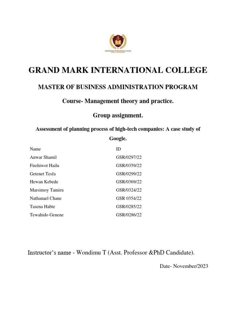 Group MTP | PDF | Strategic Planning | Inventory