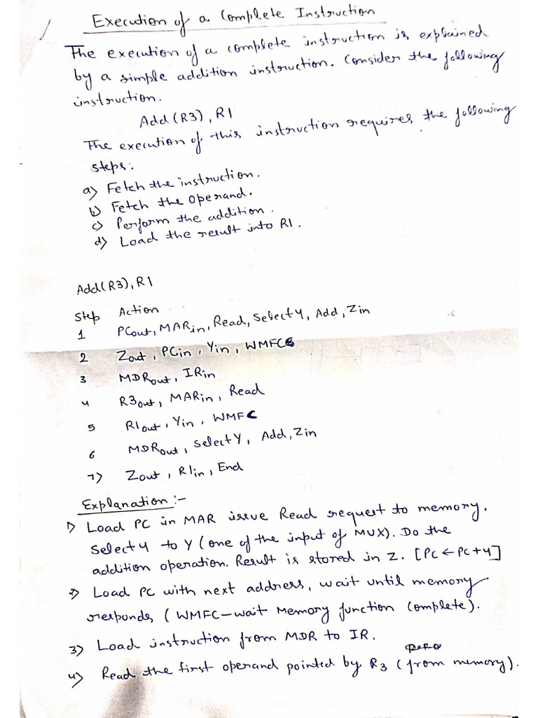 COA Unit 3 | PDF | Central Processing Unit | Computer Architecture COA Unit 3 | PDF | Central Processing Unit | Computer Architecture