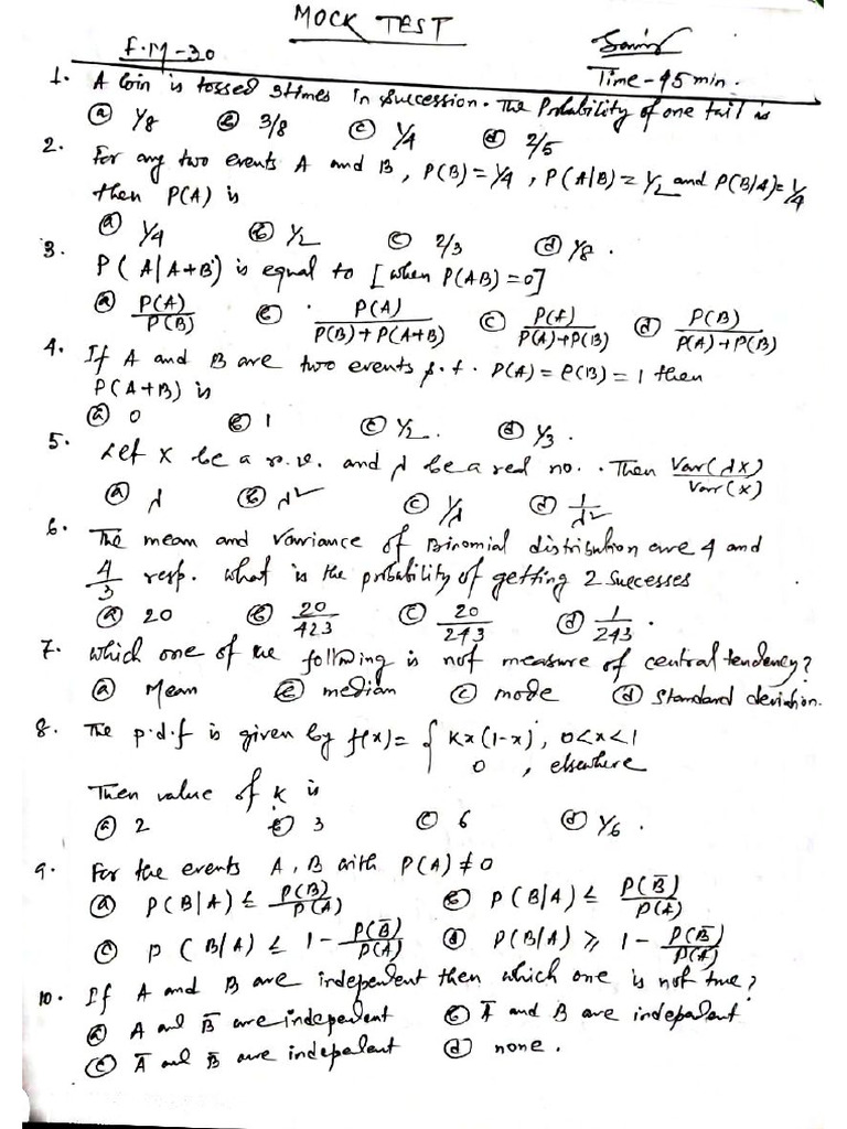 NUMERICAL Analysis, Probability | PDF