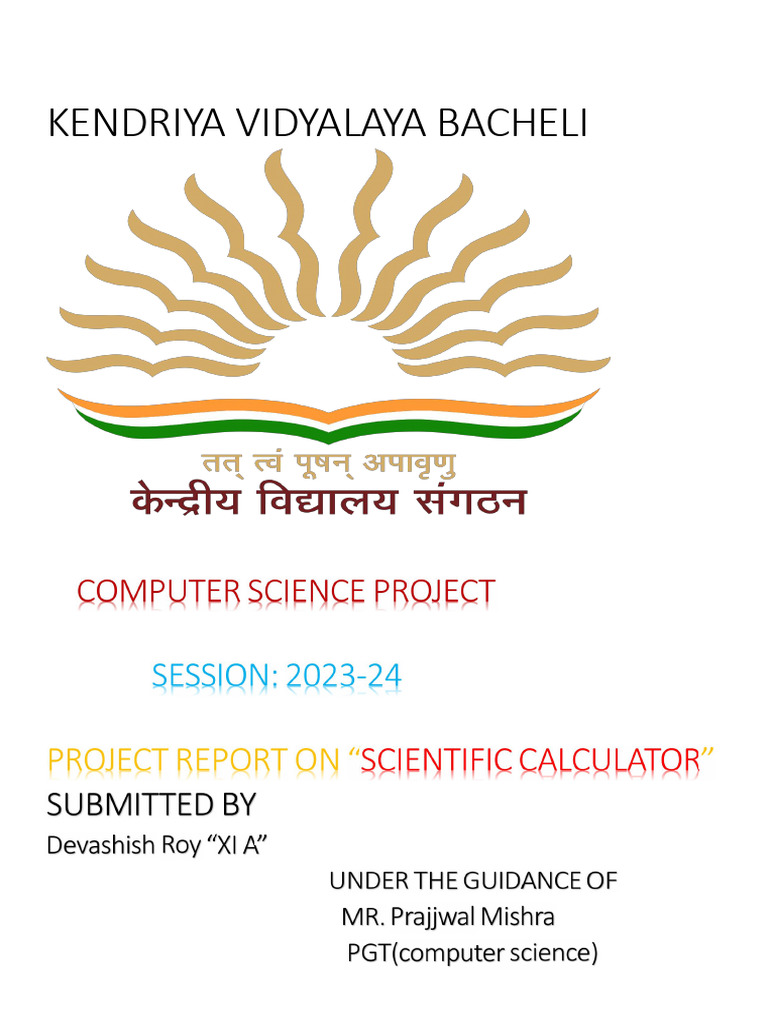 Comp Sci Project | Download Free PDF | Trigonometric Functions | Computing