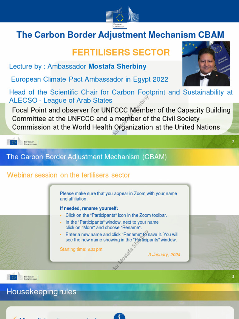 CBAM اسمدة | PDF | Fertilizer | Greenhouse Gas