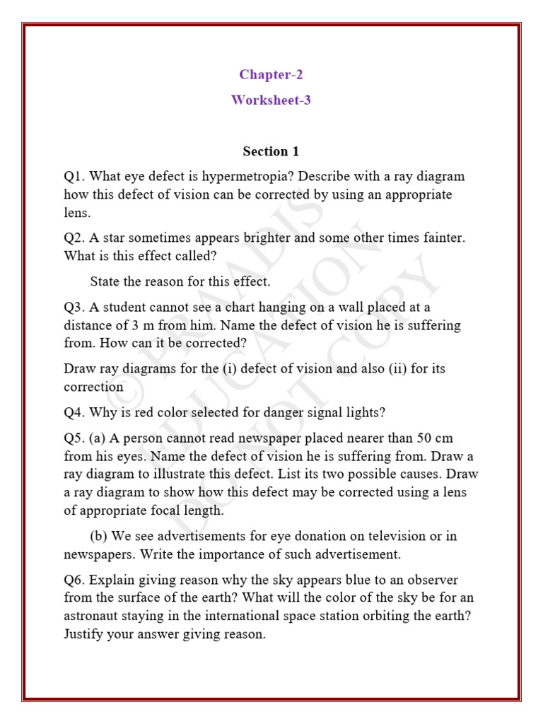 Chapter_2(3) | PDF | Eye | Optics