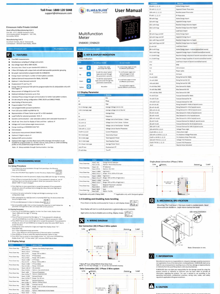 8420 User Manual | PDF