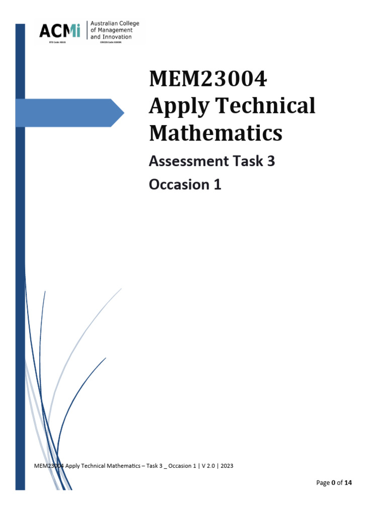 MEM23004 - Assessment Task 3 - Occasion 1 | PDF | Beam (Structure ... MEM23004 - Assessment Task 3 - Occasion 1 | PDF | Beam (Structure ...