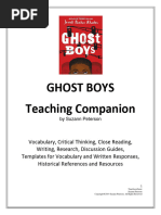 Ghost Boys Novel Study Guide | PDF | Grief | Bullying