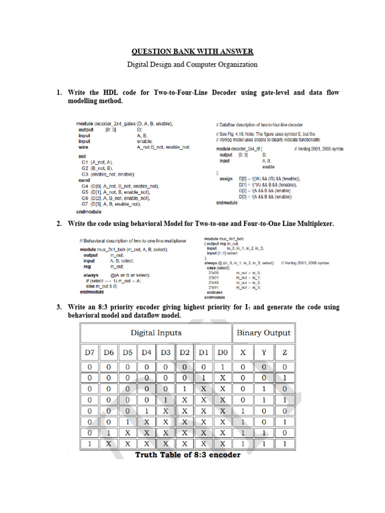 DDCO QB | Download Free PDF | Computer Architecture | Computer Data