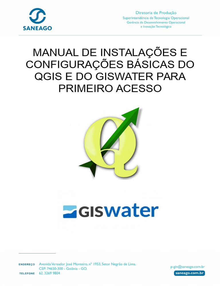 Manual de Configuração Básica Do Gis e Giswater para Usuários ...