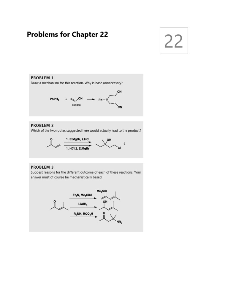 Clayden 2e - End of Chapter Questions - Ch22 | PDF | Science & Mathematics
