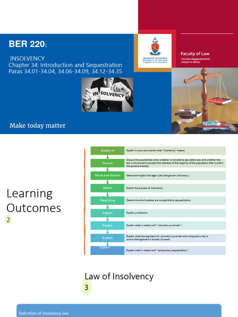 Insolvency Part 1 2023 | PDF | Bankruptcy | Insolvency