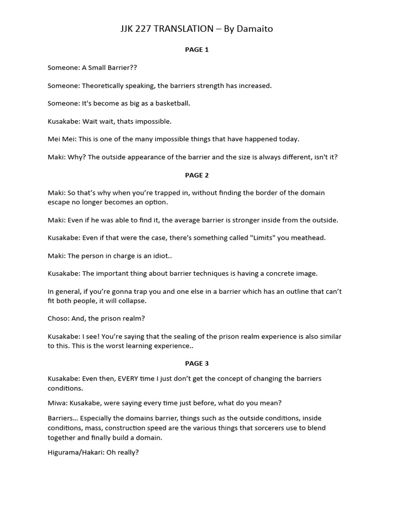 JJK 228 | PDF