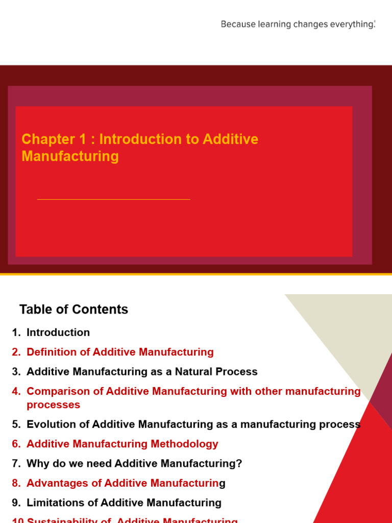Chapter1 PPT | Download Free PDF | 3 D Printing | Sustainability