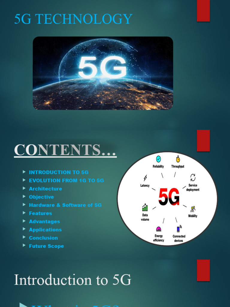 5g Technology | PDF | Computer Network | 4 G