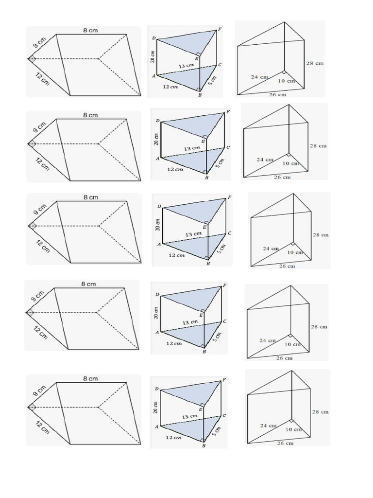 Latihan Luas Prisma | PDF
