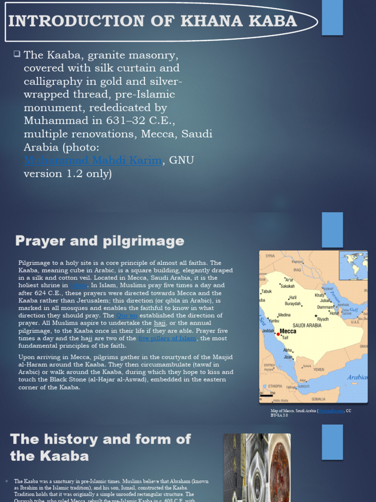 Introduction of Khana Kaba | PDF | Mecca | Muhammad