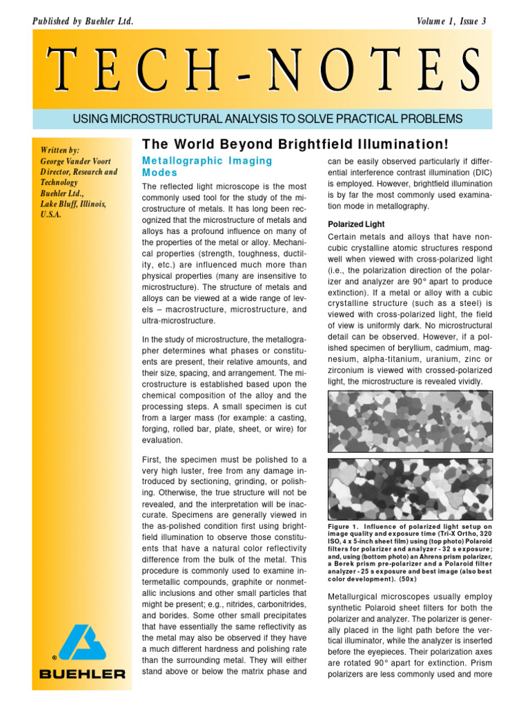 Brightfield Illumination! | PDF | Aperture | Heat Treating
