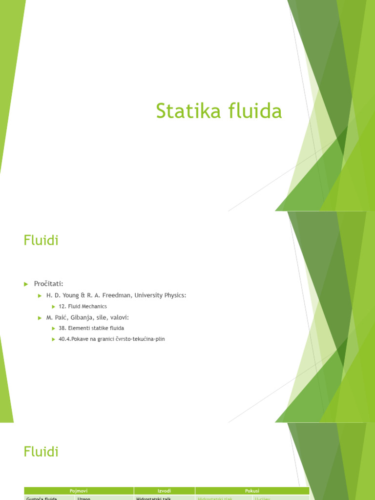 Statika Fluida | PDF