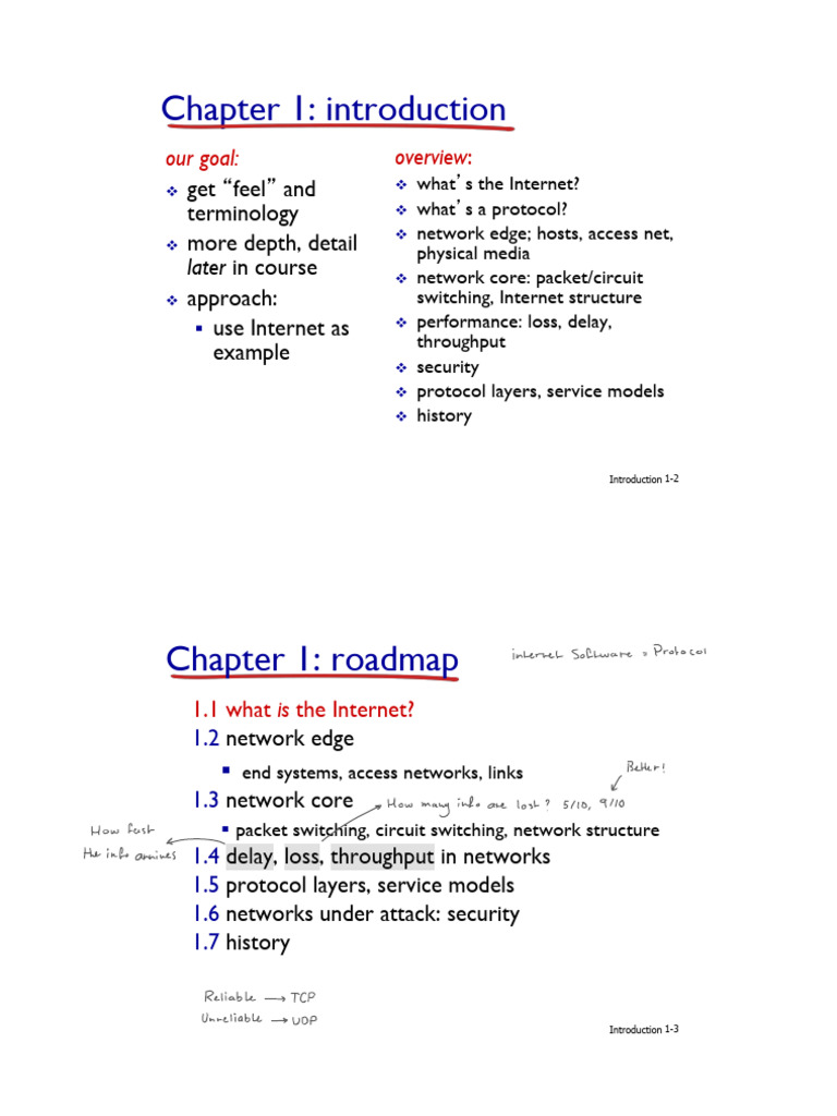 CPCS371 - Chapter 1 Lesson 1 | PDF | Computer Network | Internet