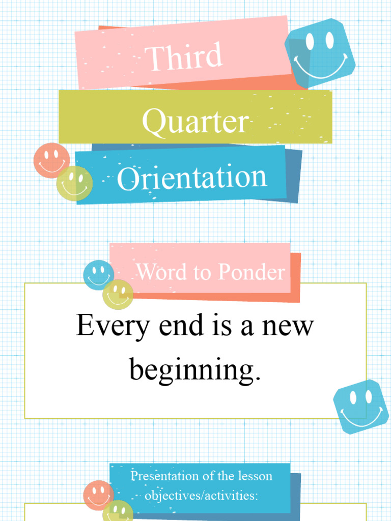 Third Quarter Orientation - MultimediaResources | PDF | Multimedia ...