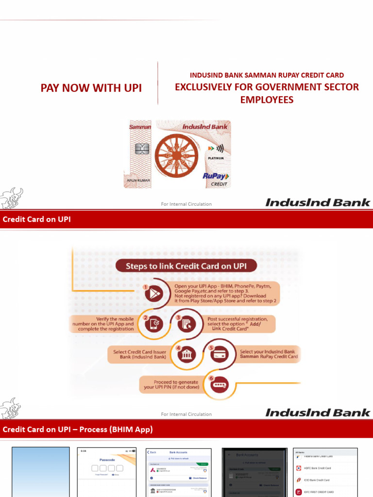 Training Deck Samman RuPay Credit Card 240109 130505 | PDF | Credit ...