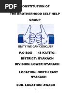 Constitution Template For Non Profit Organisation | PDF | Board Of ...