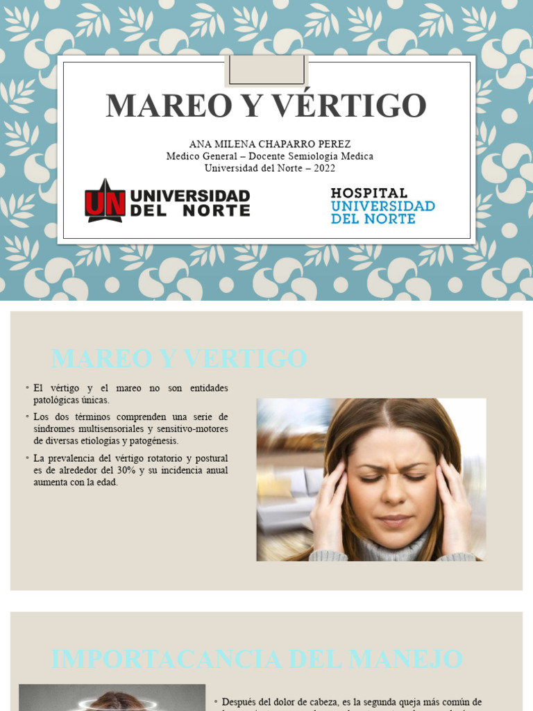 Vertigo Am 1 | PDF | Vértigo | La enfermedad de Meniere