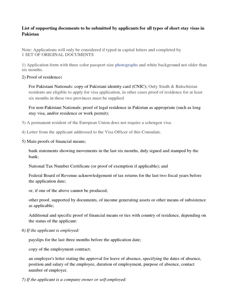 Requirment For Tourist Visa Curent Updated TH | PDF | Travel Visa | Passport