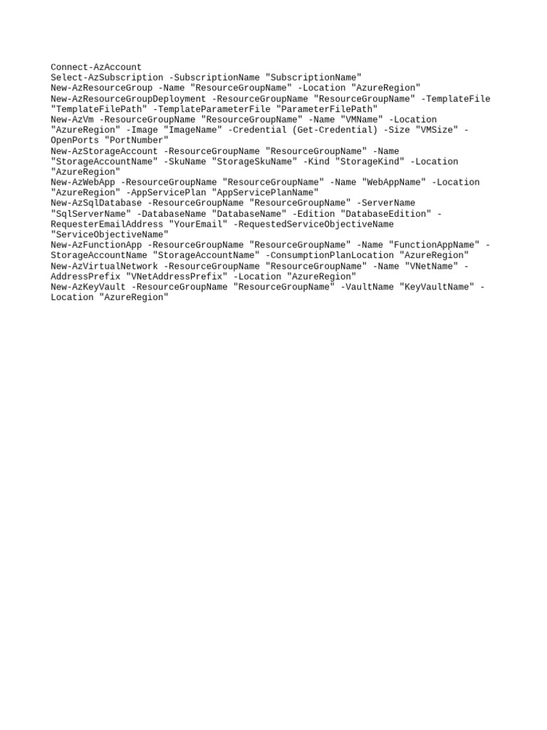 Powershell Commands Pdf Teaching Methods And Materials Computers