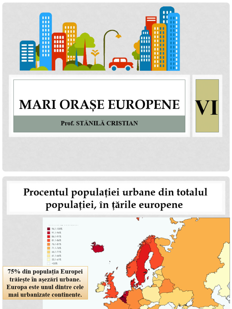 Mari Orase Europene Didactic | PDF