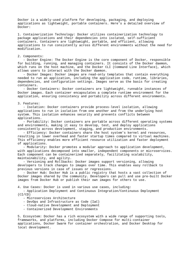 docker | PDF | Computer Architecture | Computing