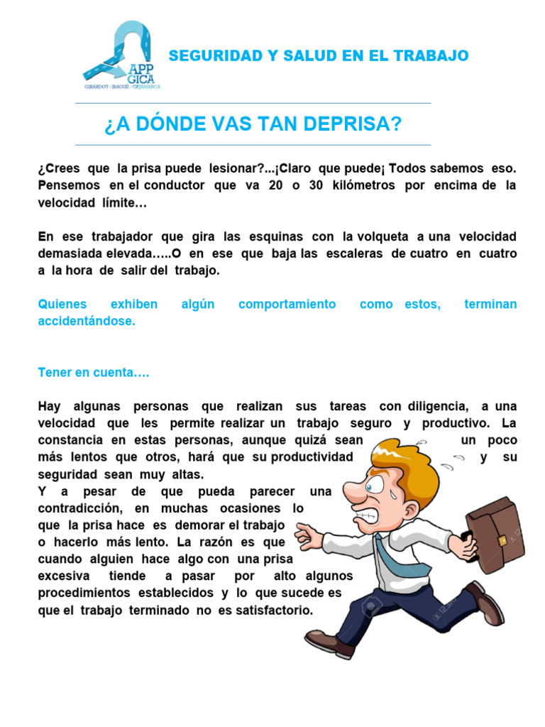 A Dónde Vas Tan Deprisa | PDF