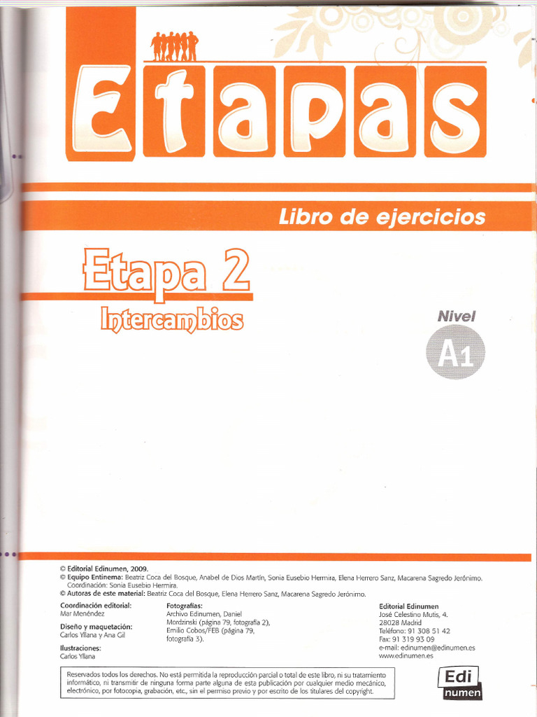 Etapas 2, Intercambios, Libro de Ejercisios | PDF