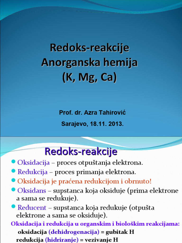 Anadoks Reakcija | PDF