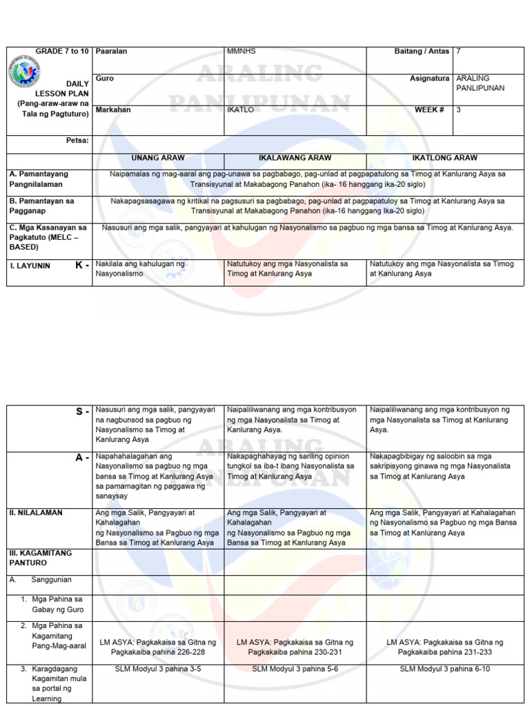 Ap7 DLP Q3 Week3 | PDF