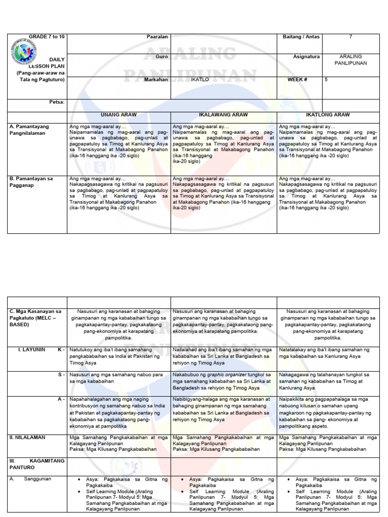 Ap7 DLP Q3 Week5 | PDF