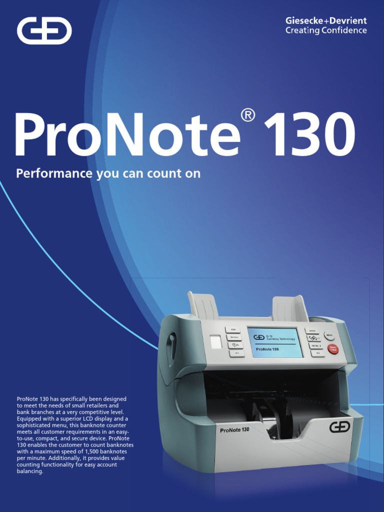 GD Brochure ProNote 130 en | PDF | Currency | Usb