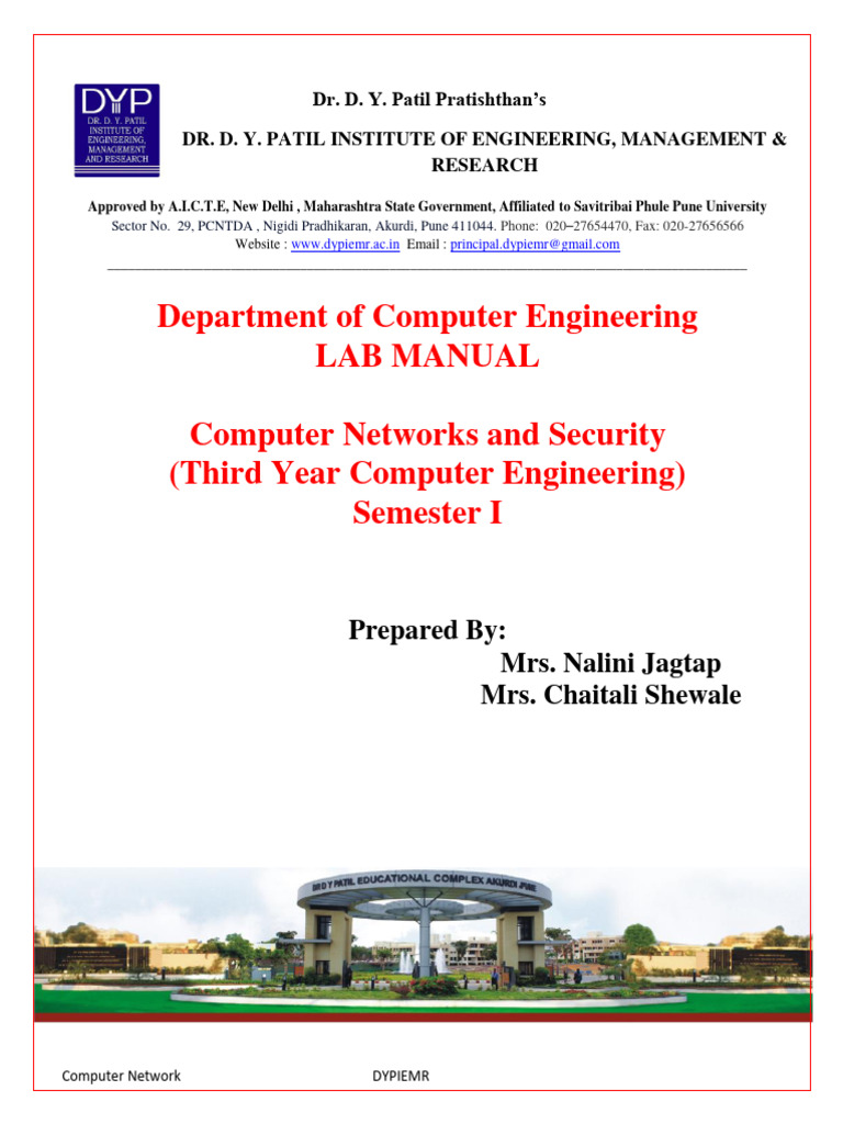 CNS Lab Manual | PDF | Computer Network | Network Switch