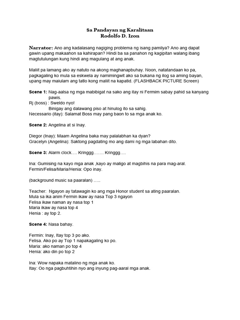 Sa Pandayan NG Karalitaan Group 2 | PDF
