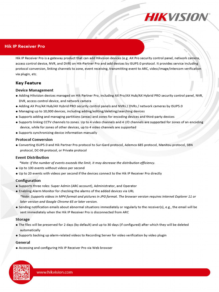 Hik IP Receiver Pro 1.7.0 - Datasheet | PDF | Microsoft Windows ...