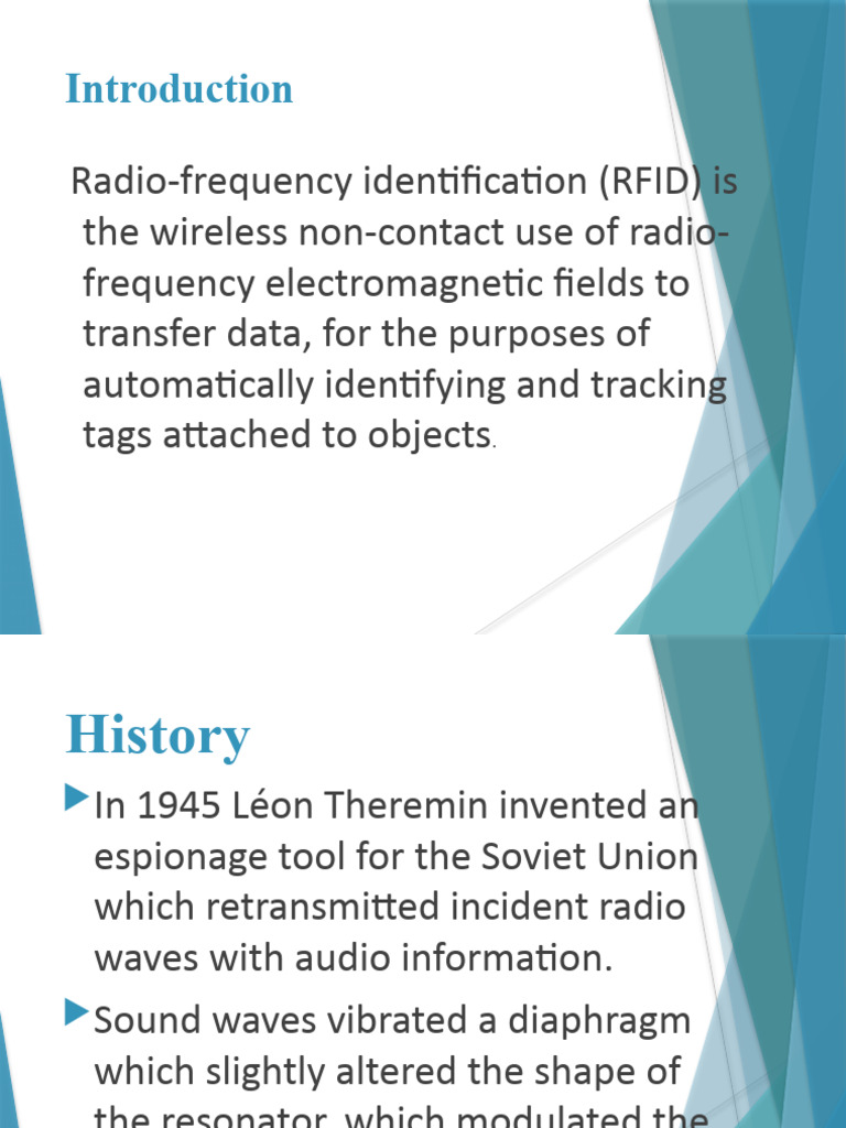 Mca Rfid Report | PDF | Radio Frequency Identification | Radio