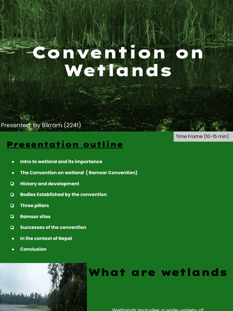 Convention On Wetland | PDF | Wetland | Conservation Biology