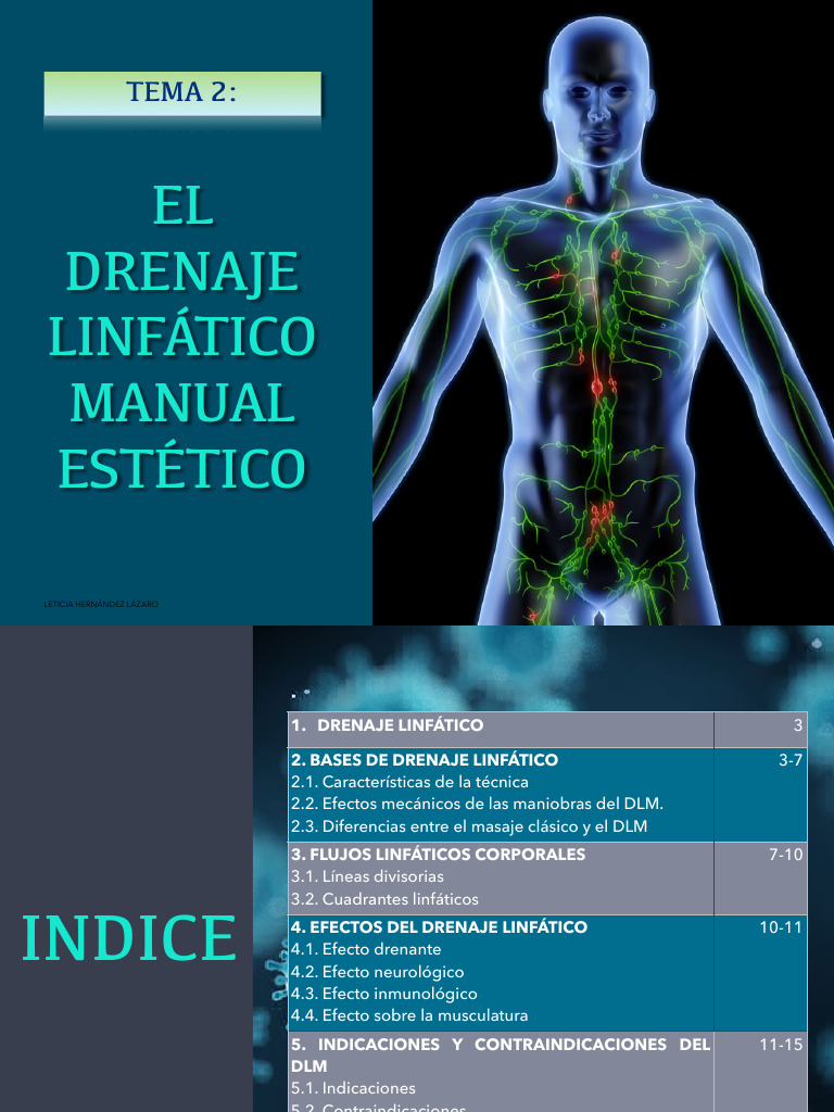 Tema 2 DLM | Descargar gratis PDF | Sistema linfático | Masaje