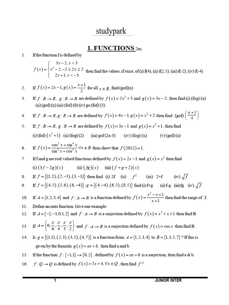 Maths - IA Important List | PDF | Area | Teaching Mathematics
