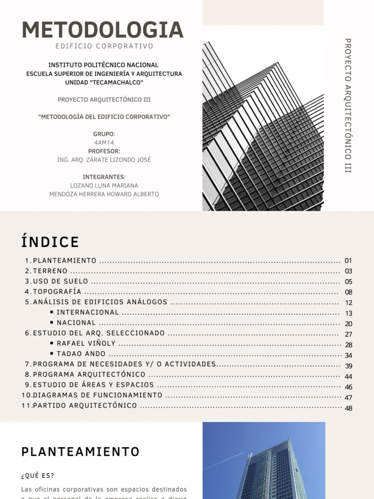 Metodología de Edificio Corporativo | PDF