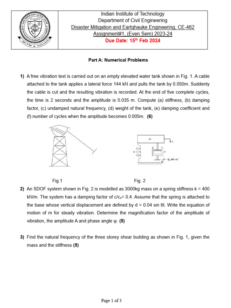 Assignment#1 | PDF | Physics | Applied And Interdisciplinary Physics